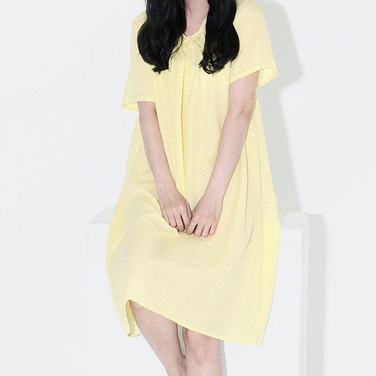반팔원피스 파자마 여름 지지미 홈웨어 잠옷치마 홈플러스 택배배송