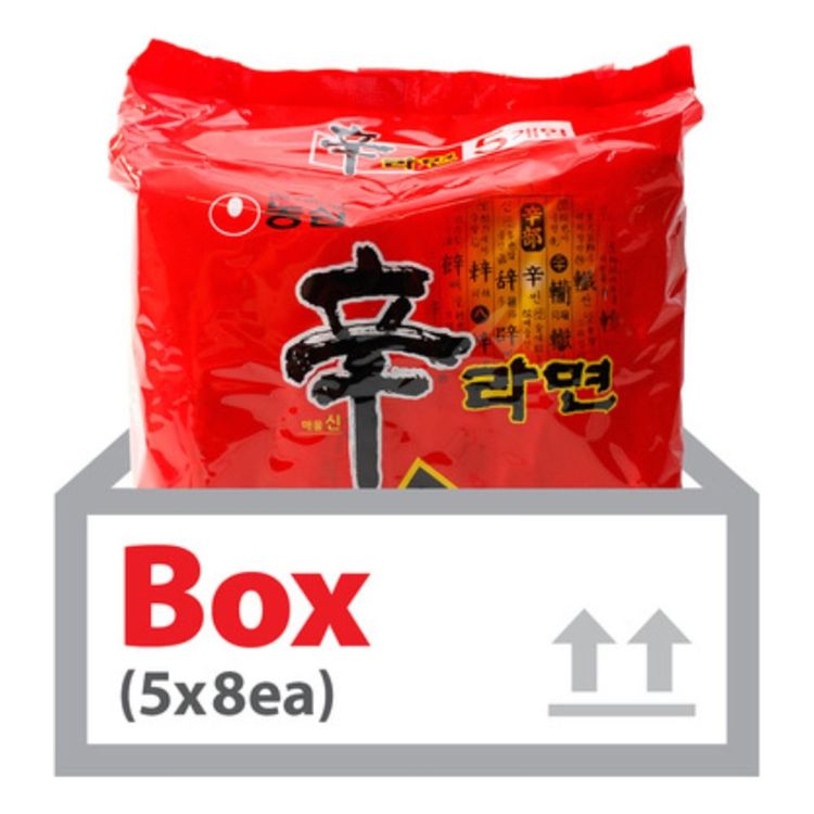농심 신라면 120g 5입 8ea(박스) 매운라면 | 홈플러스 택배배송