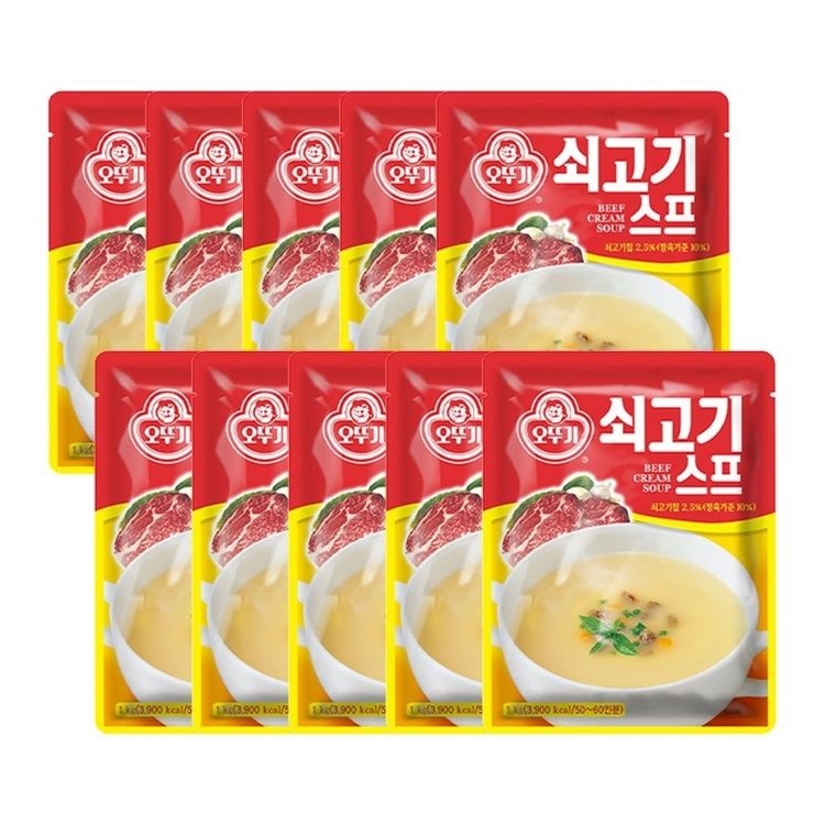 오뚜기 쇠고기스프 1kg 10개 홈플러스 택배배송