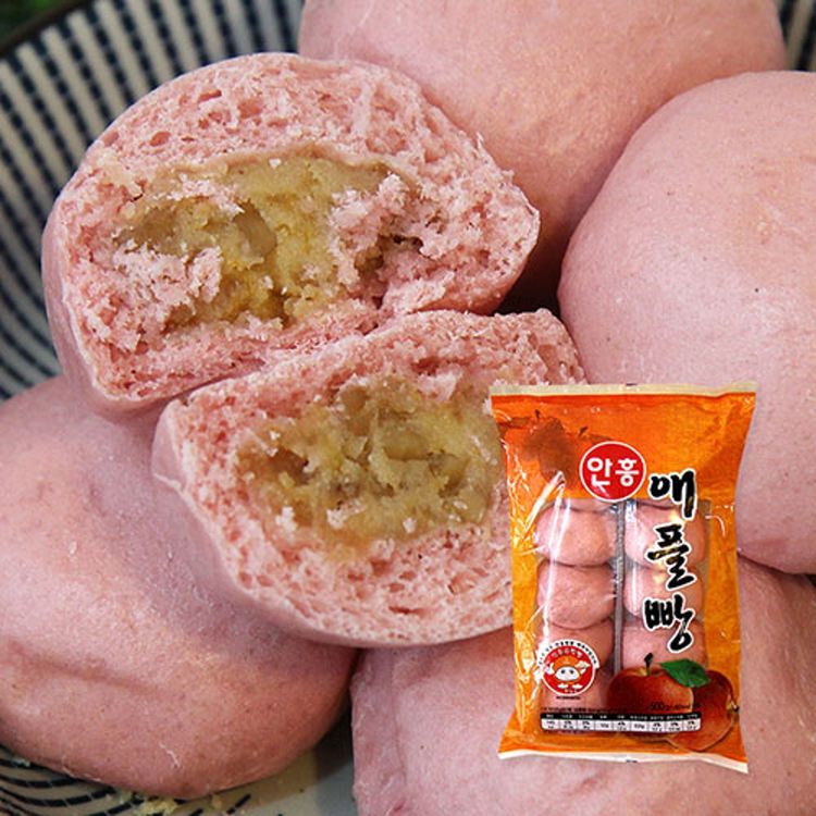 안흥찐빵마을 수제 애플찐빵 500g10입×2봉 홈플러스 택배배송