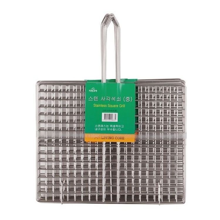 사각 N1023b84804 스텐 손잡이 석쇠 중 약30x24cm 홈플러스 택배배송