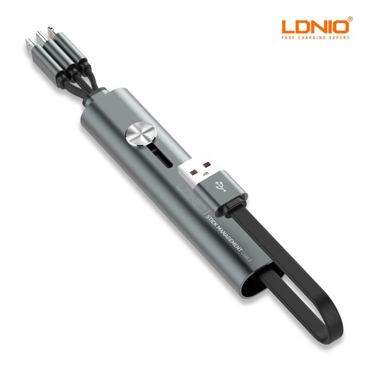 엘디니오 3in1 Usb 5핀 8핀 C타입 스틱 휴대용 충전 케이블 34a 홈플러스 택배배송