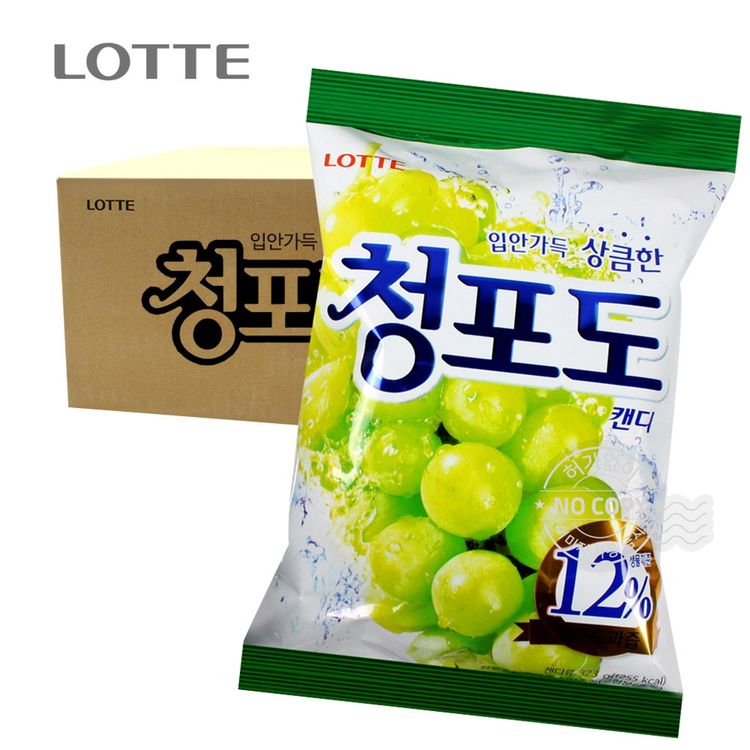 롯데 박스 청포도 323g 6입 캔디 사탕 홈플러스 택배배송