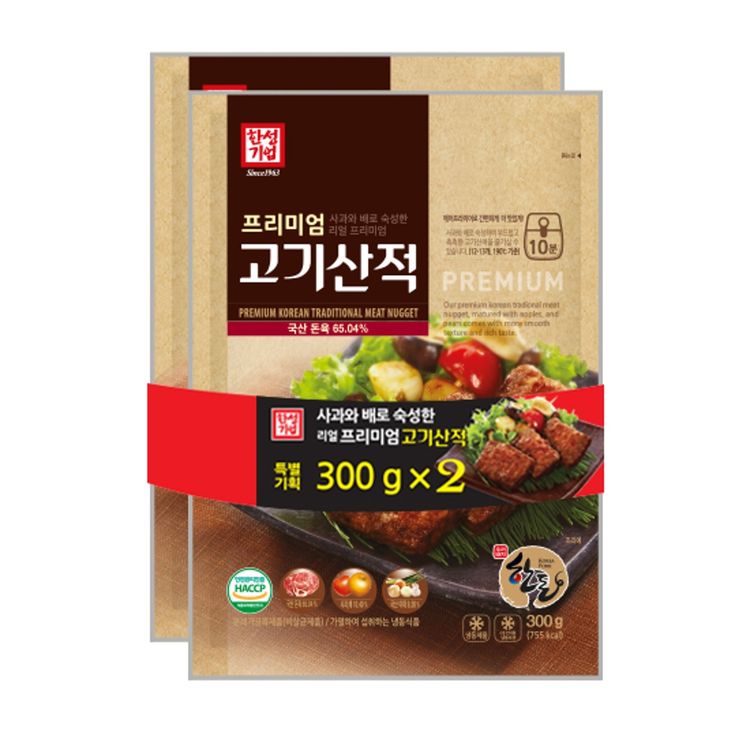 한성기업 프리미엄 고기산적 300gx2 홈플러스 판매자택배