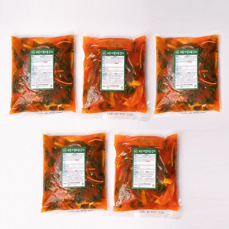 열무물김치 열무김치 열무국수 김치국수 500g X 5봉 홈플러스 택배배송