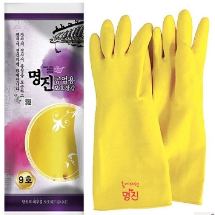명진 공업용 고무장갑 9호 노랑색 1개 홈플러스 택배배송