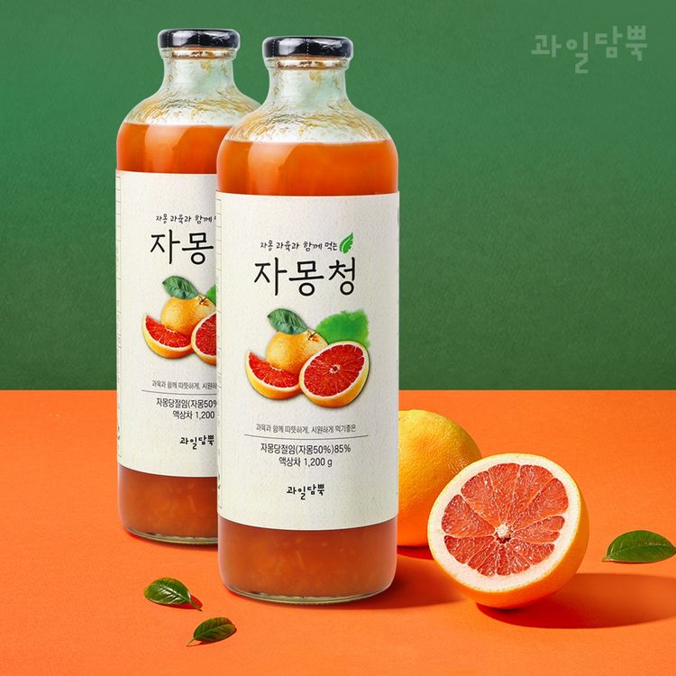 과일담뿍 대용량 수제 과일청 세트자몽청자몽청 홈플러스 판매자택배