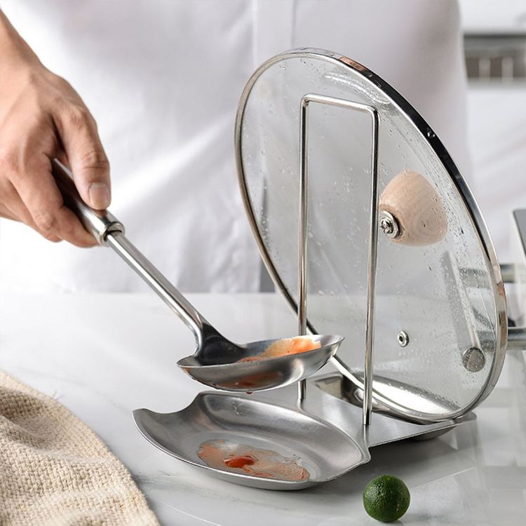 주방 조리도구 국자 받침 냄비뚜껑 스탠드 거치대 홈플러스 택배배송