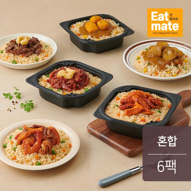 잇메이트 더블덮밥 혼합 220gx6팩6종 각 1팩 홈플러스 택배배송