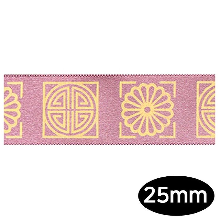 유니아트 전통문양 금박리본 A 25mm 8yd 팥색 홈플러스 택배배송