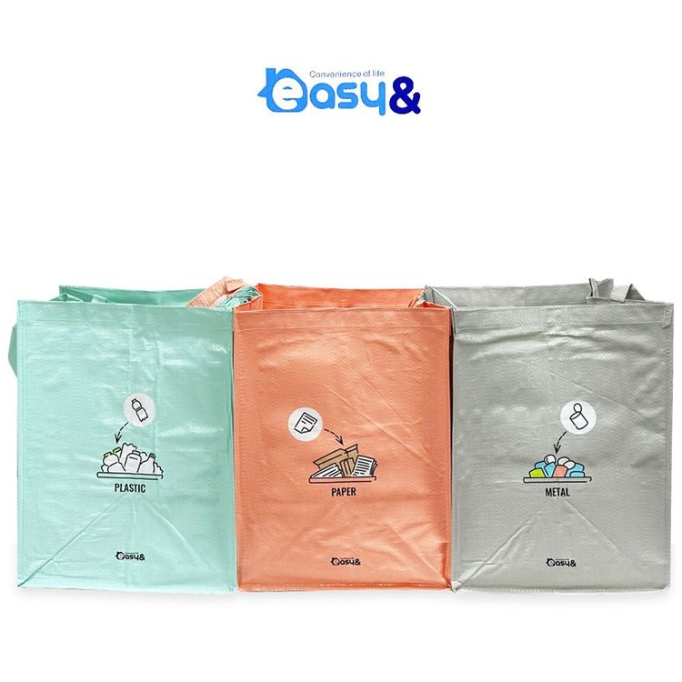 이지엔 재활용 분리수거함 금속 종이 플라스틱 가정용 홈플러스 택배배송