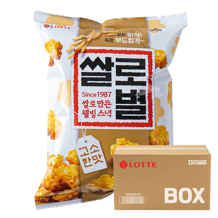 롯데 쌀로별 오리지널 156g 12입 홈플러스 택배배송