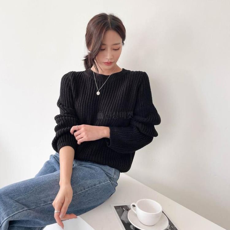여자 크롭 하찌 무지 니트 데일리 기본 티셔츠 홈플러스 택배배송