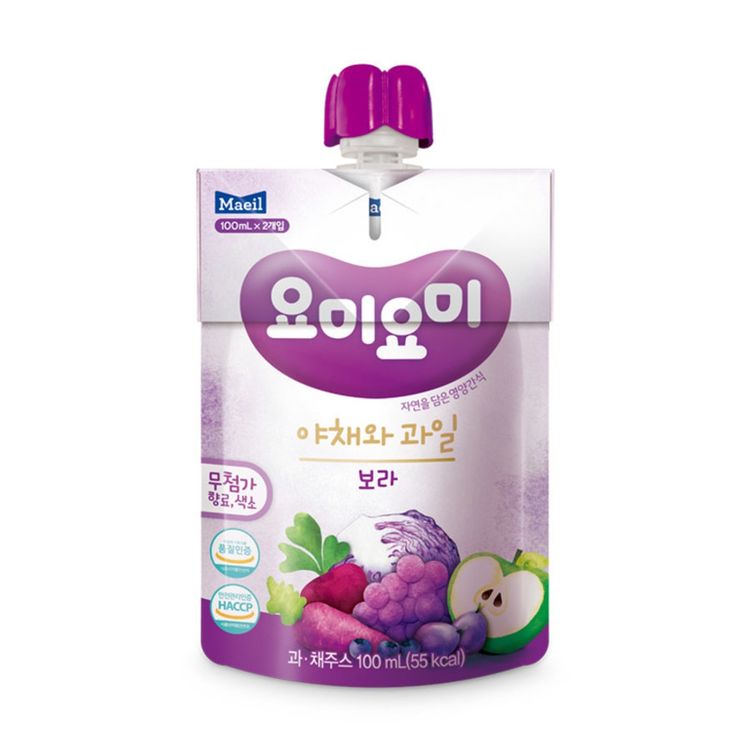 매일유업 요미요미 보라 야채와 과일 100ml2 홈플러스
