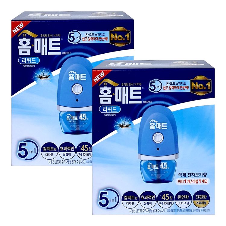 홈매트 스위치형 훈증기 리퀴드 에스 45일 X 2개 홈플러스 택배배송