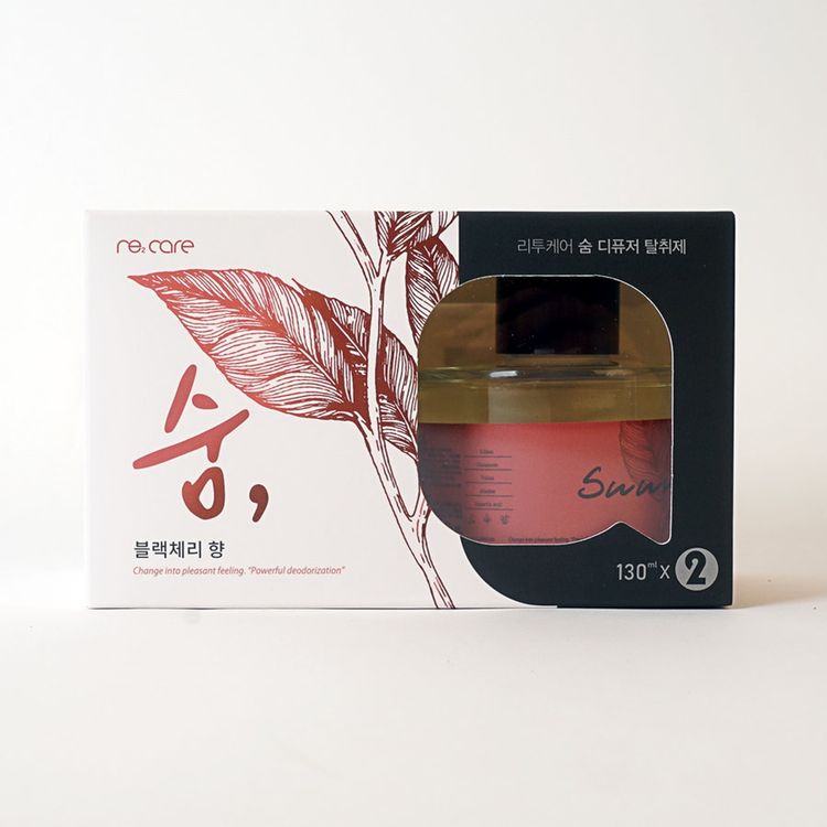 리투케어 숨디퓨저탈취제 130ml 2개입 블랙체리 홈플러스