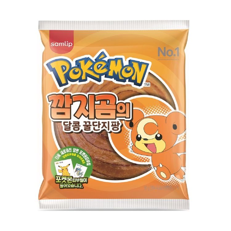 삼립 포켓몬 깜지곰의 달콤꿀단지팡 90g 홈플러스