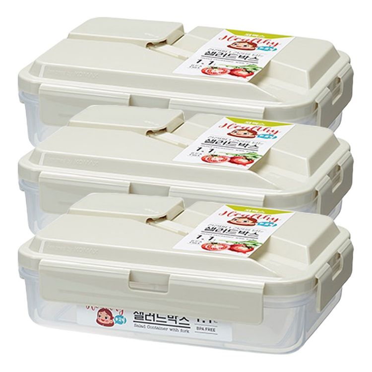 코멕스 칸칸마다 건강을 담는 샐러드박스 11l X 3개 홈플러스 택배배송