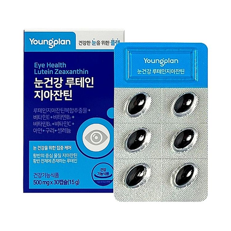 영진약품 영플랜 눈건강 루테인지아잔틴 500mg X 30캡슐 홈플러스 택배배송