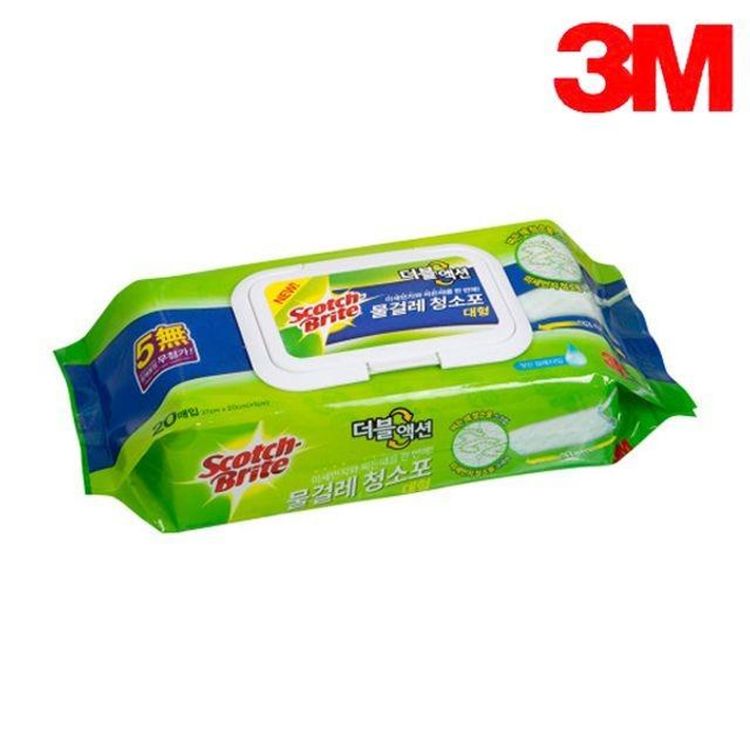3m 물걸레 청소포 더블액션 대형 20매 홈플러스 택배배송