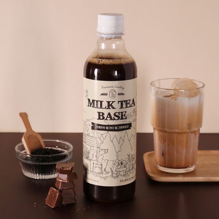 마녀의부엌 얼그레이 초코 대용량 진한 초코라떼 밀크티 베이스 500ml 홈플러스 택배배송
