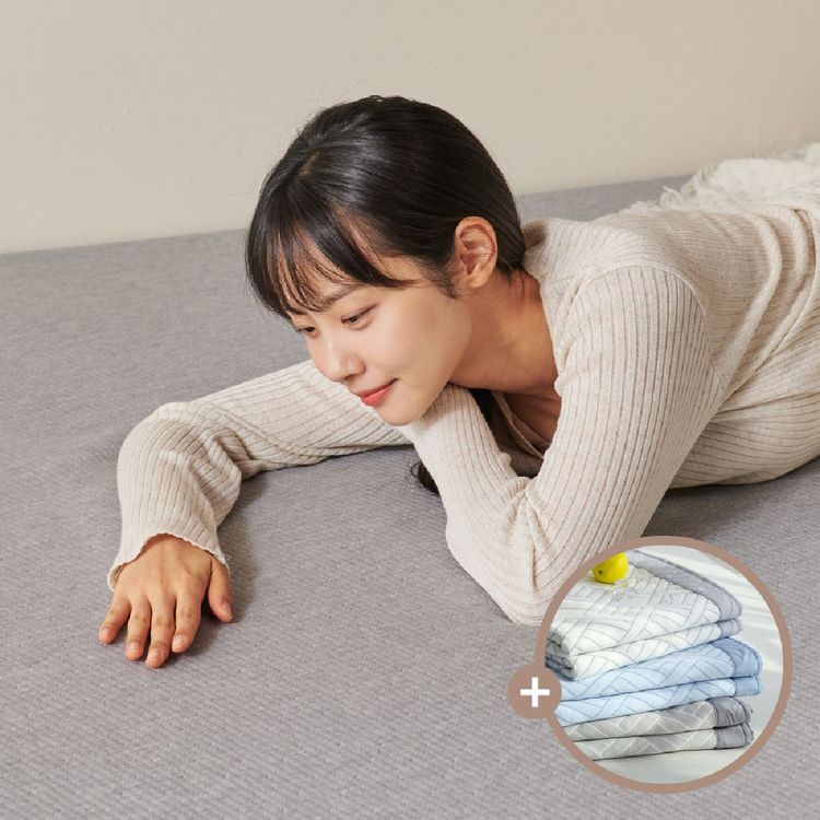 ★듀라론 냉감패드 증정★ 라누베 프리미엄 수면매트 접이식 토퍼 매트리스8cms그레이 홈플러스 택배배송
