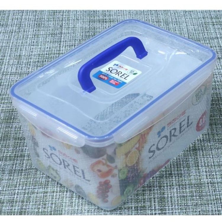 밀폐 용기 반찬통 냉장고 정리 보관통 직사각 4l 홈플러스 택배배송