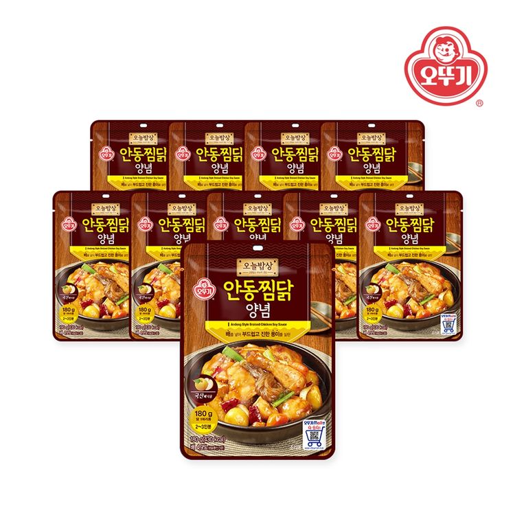 오뚜기 오늘밥상 안동찜닭양념 180g X 10개 홈플러스 택배배송