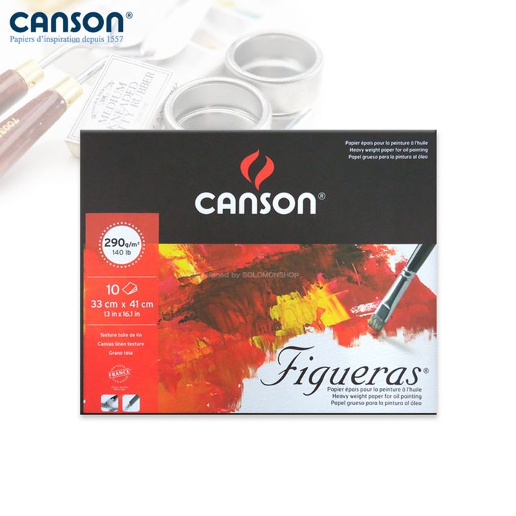 캔손 Figueras 캔버스페이퍼 290g 33x41 10매입 1면제본유화용지아크릴용지 홈플러스 택배배송