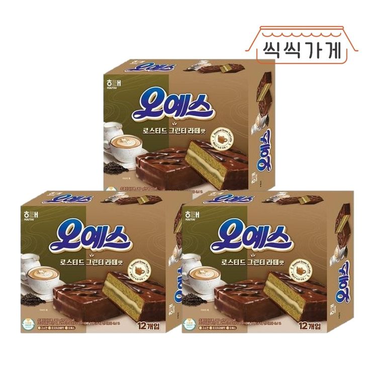 씩씩가게 오예스 그린티라떼 360g X 3ea 홈플러스 판매자택배