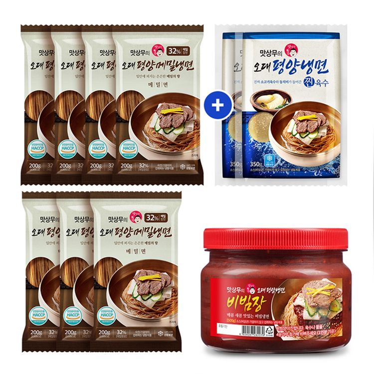 유통기한임박 오대평양 비빔냉면 7인분메밀면 200gx7비빔양념장 500gx1평양냉면 홈플러스 택배배송