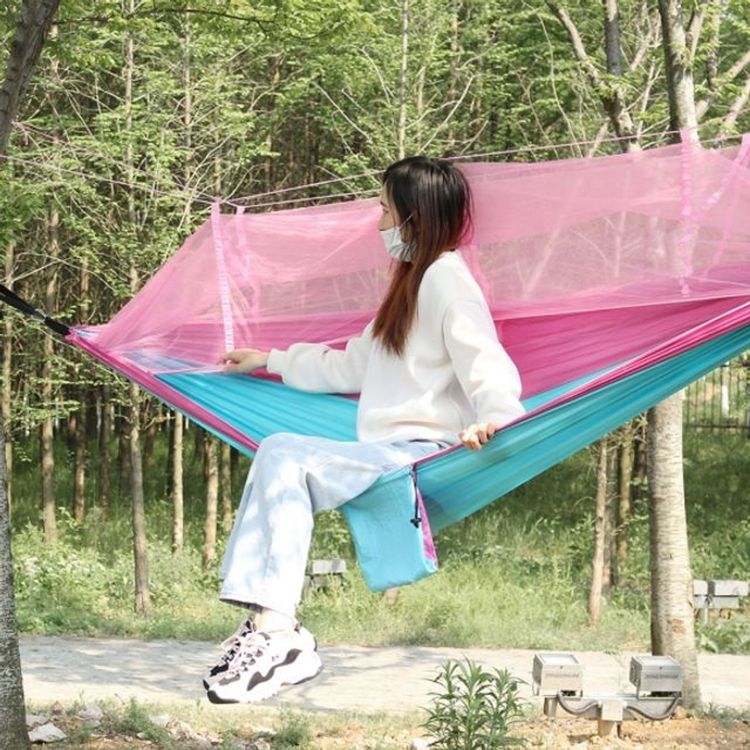 공중쉘터 캠핑 모기장 해먹핑크 스카이 홈플러스 택배배송
