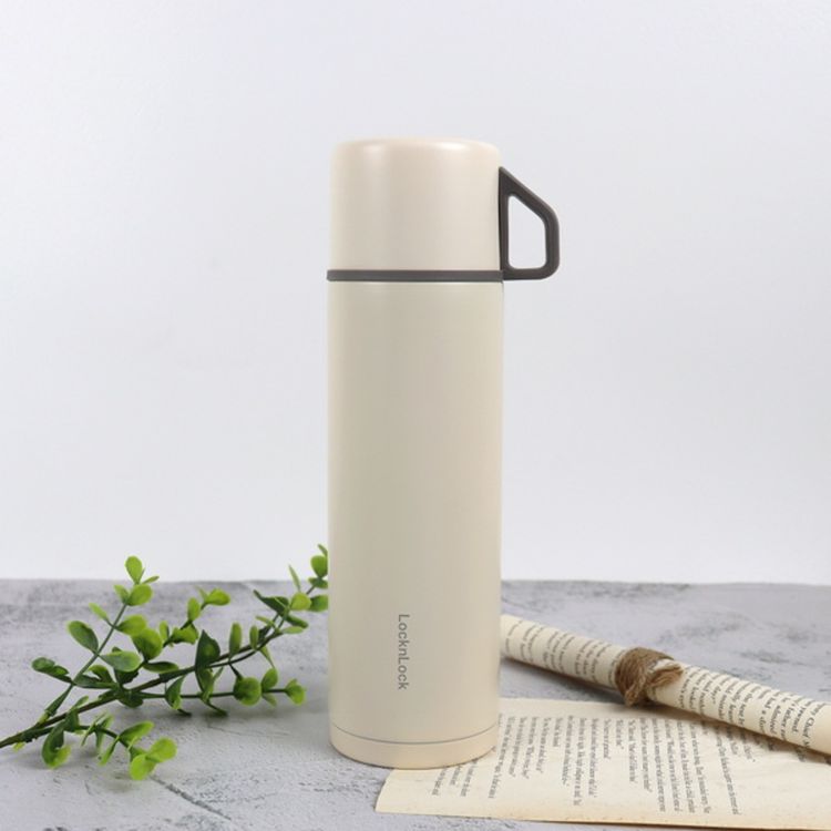 바보사랑 락앤락 보온보냉 이지 컵 보온병 아이보리 480ml 1개 홈플러스 택배배송