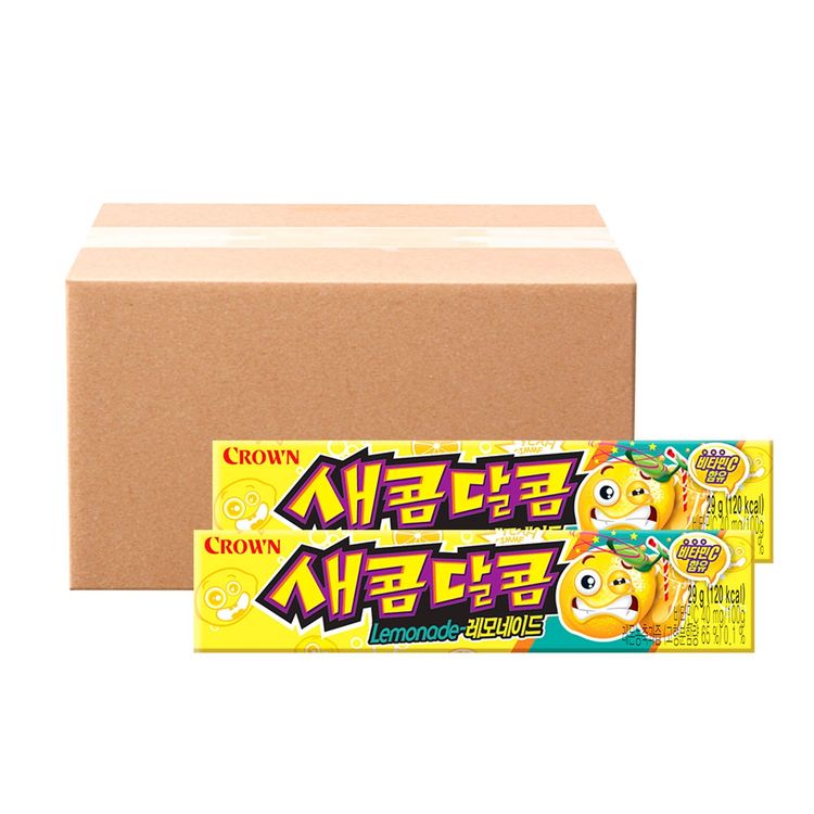 크라운 새콤달콤 스틱 레모네이드 29g 총 90개입 15입 X 6개 홈플러스 택배배송