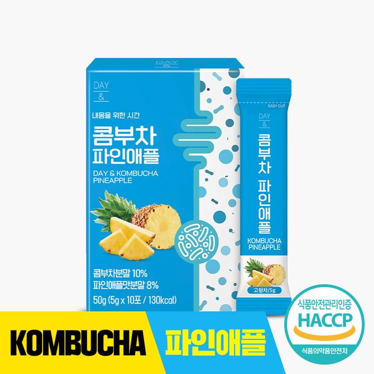 참앤들황토농원 데이앤 콤부차 파인애플 10포 1박스 홈플러스 택배배송