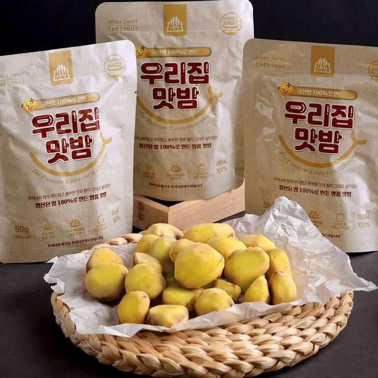 우리집 간식 맛밤 50g 12봉지 홈플러스 택배배송