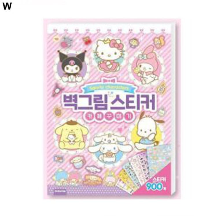 산리오캐릭터즈 벽그림스티커 카페 배경판 스티커판 홈플러스 택배배송