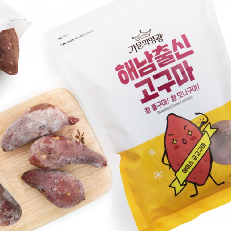 땅끝햇살찬 영농조합법인 가문의영광 꿀맛 해남 아이스 군고구마 1kg 홈플러스 택배배송