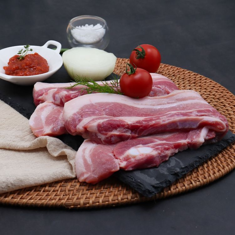삼다푸드제주 흑돼지 목살 삼겹살 앞다리살 냉장제품 캠핑 바비큐 흑돼지 삼겹살 500g 홈플러스 택배배송