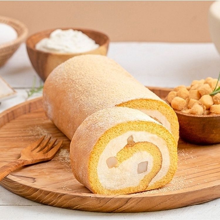 인절미롤 홀사이즈 쌀빵 디저트 롤케이크 밀가루없는 쌀로만든 케이크 홈플러스 택배배송