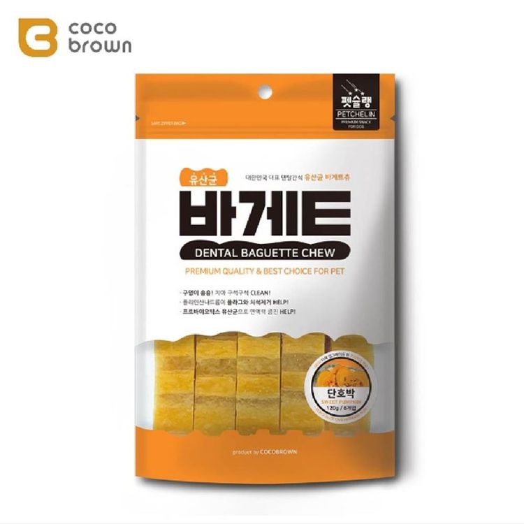 스틱껌 치석제거 강아지간식 개껌 단호박 120g 홈플러스 택배배송