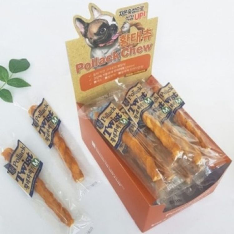 네추럴ex 황태츄 꽈배기m 강아지 간식 홈플러스 택배배송