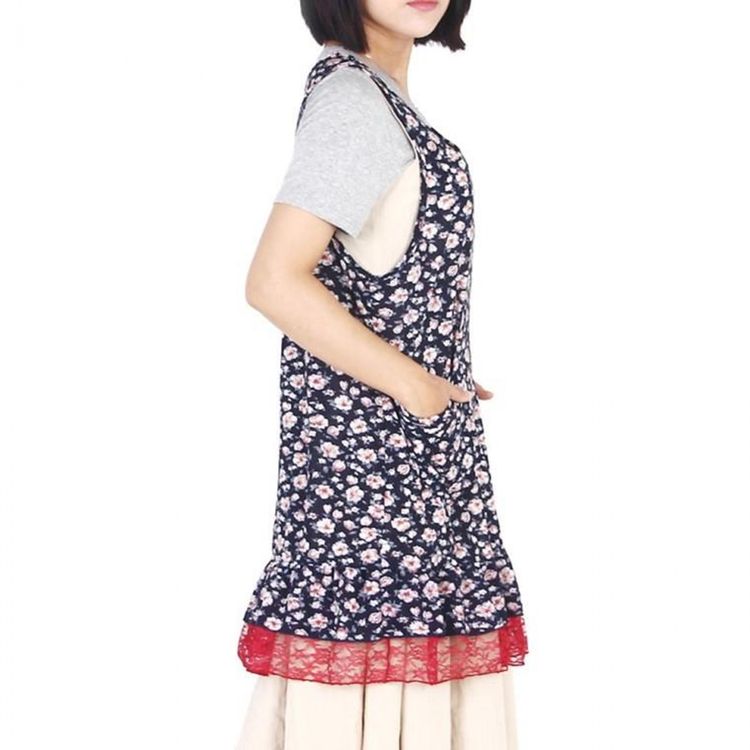 여름 시원한 앞치마 주방 패션 프릴 얇은 원피스형 홈플러스 택배배송