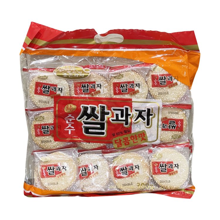 간식꾸러미 과자세트 순수달콤쌀과자 300g 홈플러스 택배배송