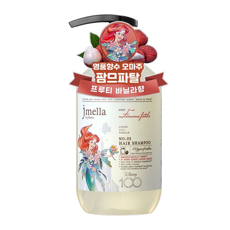 디즈니 100주년 한정판 제이멜라 팜므파탈 헤어 퍼퓸 샴푸 500ml 홈플러스 택배배송