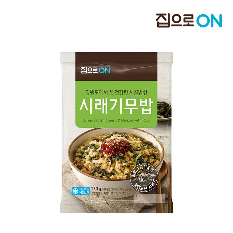 집으로on 시래기무밥 230g 홈플러스 택배배송