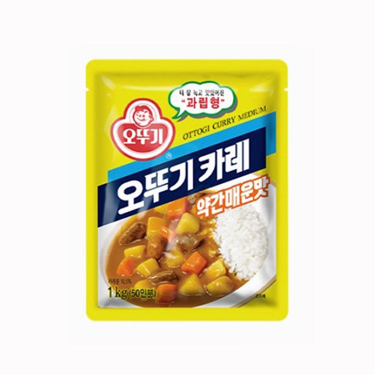 요리친구 오뚜기 약간 매운맛 카레 1키로 홈플러스 택배배송