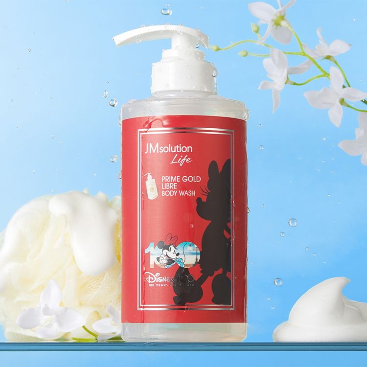 디즈니 100주년 한정판 제이엠솔루션라이프 프라임 골드 리브레 퍼퓸 바디워시 500ml 홈플러스 택배배송