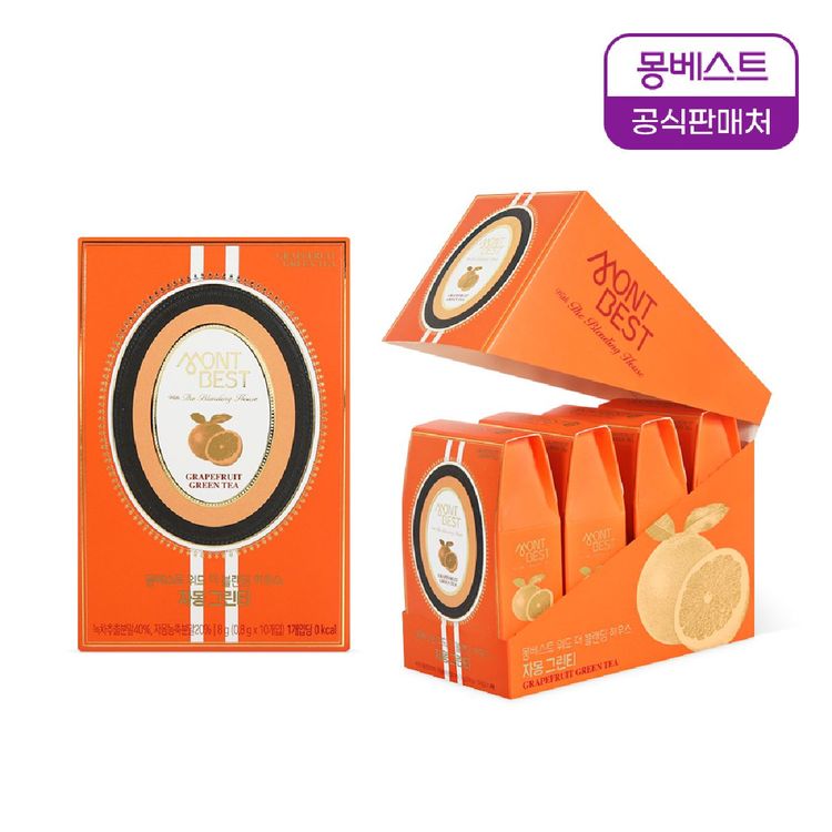 몽베스트 블랜딩 티 자몽 그린티 40스틱포 홈플러스 택배배송
