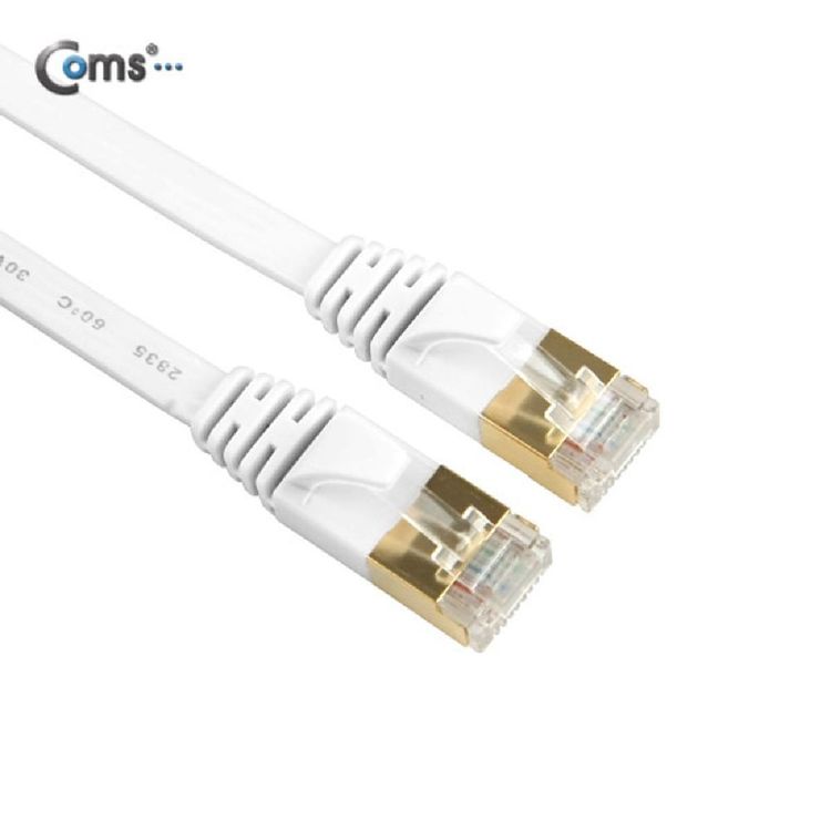 Coms 랜케이블direct Cat 7 플랫형 20m Lan 홈플러스 택배배송